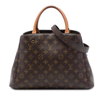 Louis Vuitton Pre-owned Montaigne MM Handtasche - - Pre-owned - Damen - Braun - ONE SIZE