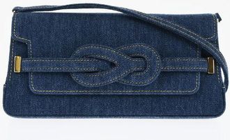 Amato Daniele Denim NODO Shoulder Bag with Chain Strap Gr&ouml;&szlig;e Unica