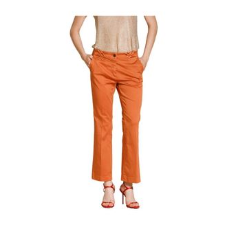 Mason's Femme, Pantalons, Rouge, Taille: 40 FR New York Trumpet Chino Pants