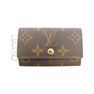 Louis Vuitton unisex, Pre-owned, Brun, Taille: ONE Size Porte-cl&eacute;s en toile Pre-owned