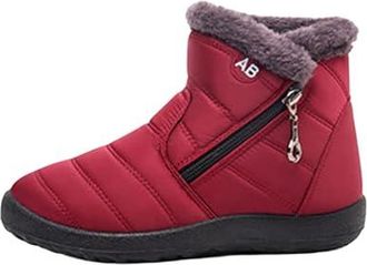 Generic Bottes de neige dhiver pour femme, chaussures orthop&eacute;diques d&eacute;contract&eacute;es et confortables, bottines courtes dext&eacute;rieur l&eacute;g&egrave;res et confortables, soutie