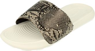 Nike Damen Victori One Slide Print Damen Rutschen Beige