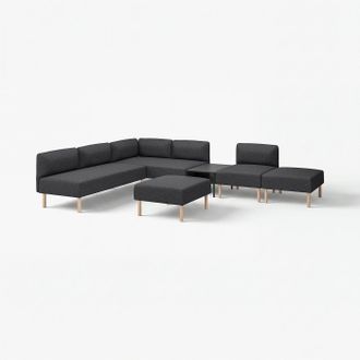 IKEA LILLEHEM 6er-Sitzelement mit Ablage