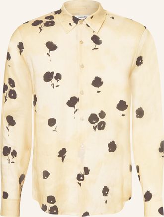 Sandro Sandro Hemd Comfort Fit Mit Leinen weiss