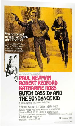 Posterlounge Zwei Banditen (englisch) Acrylglasbild 20 x 30 cm Wandbilder Wanddeko