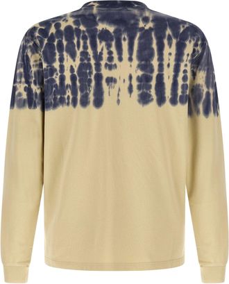 J.W.Anderson Ribbon Anchor Tie-Dye Sweatshirt - Cream