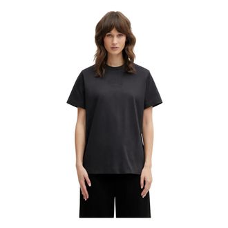 Ganni Essential T-shirt - - Tops - Damen - Schwarzk - XS