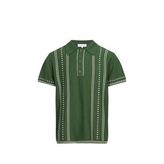 Maison Labiche Polo &agrave; motif en coton