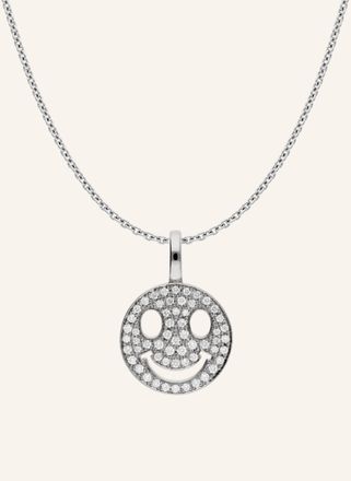 Cada Cada Kette Mini Smiling Face silber