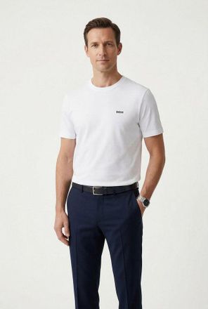 HUGO BOSS T-Shirt Tee 3Pack Regular Fit (Packung, 3-tlg., 3er-Pack) Stretch Jersey Cotton, Logo on Chest, Sparpackung