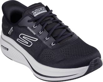 Skechers Herren Hands Free Slip-Ins: Go Run Elevate 2.0 Banyan Sneaker, Schwarz/Wei&szlig;, 42.5 EU