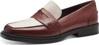 Tamaris Damen Slipper Leder; Cognac Combined/braun; 40