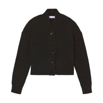 Proenza Schouler Flauschiger Strickcardigan - - Knitwear - Damen - Schwarzk - M