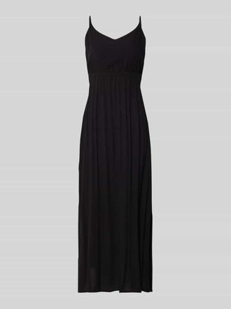 Ichi Midikleid aus Viskose mit tiefem R&uuml;ckenausschnitt