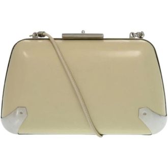 Balenciaga Pre-owned Leder Clutch - - Pre-owned - Damen - Beige - ONE SIZE