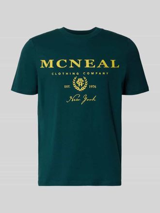 Mc Neal T-Shirt mit Label-Print und Rundhalsausschnitt