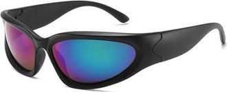 Generic Lunettes de soleil de sport 2026 pour homme - Style vintage - UV400, 11 Miroir vert, Taille unique