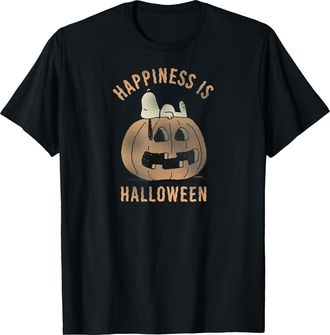 Peanuts Glück ist Halloween Snoopy T-Shirt