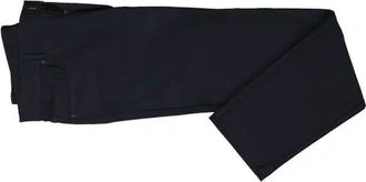 Boggi Milano Herren Hose blau Baumwoll-Stretch
