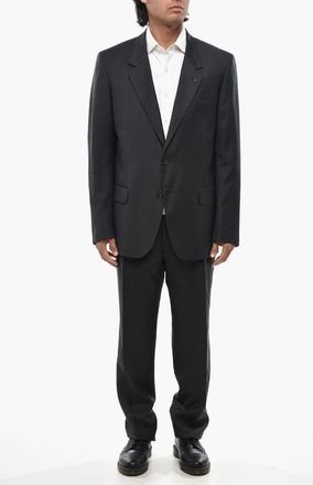 Corneliani CC COLLECTION Anzug aus Schurwolle RESET mit klassischem Revers Corneliani