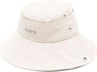 Jacquemus Caps & M&uuml;tzen - Light Beige Wide Brim Hat - Gr. 58 - in Beige - f&uuml;r Damen