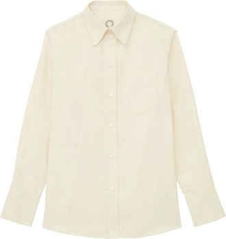 Ines De La Fressange Femme, Blouses et Chemises, Beige, Taille: 44 FR Maureen Shirt