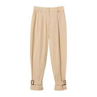 Twinset Damen, Hosen, Beige, LGr&ouml;&szlig;e