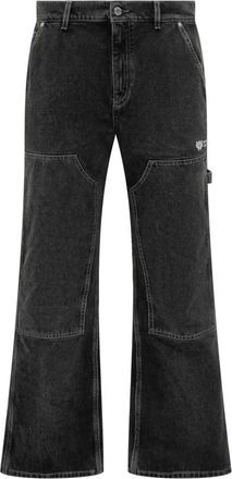 Off-white Homme, Jeans, Noir, Taille: W35 Logo Jeans