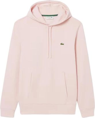 Lacoste Homme, Sweatshirts et sweats &agrave; capuche, Rose, Taille: XL Small Logo Sweat &agrave; capuche
