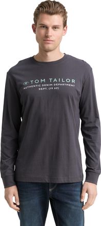 Tom Tailor Langarmshirt mit Logo-Print
