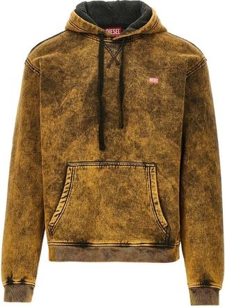 Diesel SweaT-shirt &agrave; capuche S-Normy-Raw - Homme - Sweatshirts et sweats &agrave; capuche - Brun - Taille: M
