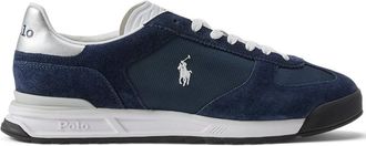 Ralph Lauren Runner-Sneaker Varick aus einem Veloursleder-Mesh-Mix in