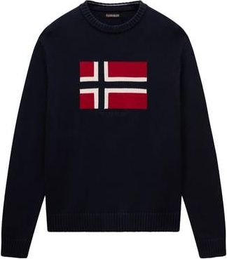 Napapijri Baumwollpullover - Blau