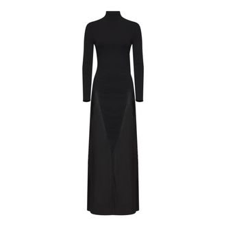 Alaia Jersey Bodycon Kleid - - Dresses - Damen - Schwarzk - S