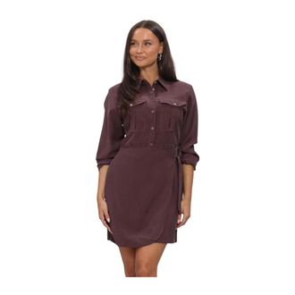 Aaiko Yven Twill Ten 545 - - Dresses - Damen - Braun - L