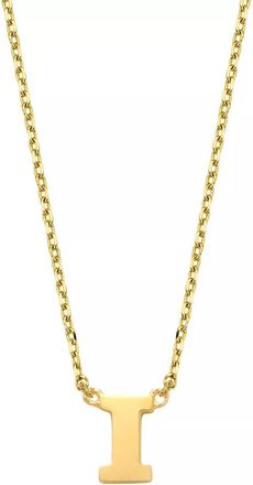 Isabel Bernard Halskette - Le Marais Chloé 14 Karat Initial Necklace Letter I - Gr. unisize - in Gold - für Damen