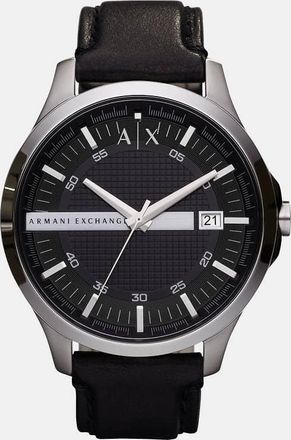 A|X Armani Exchange AX2101 - Montre à bracelet en cuir - Noir