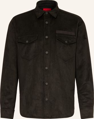 HUGO BOSS Hugo Hemd Ekel Comfort Fit schwarz