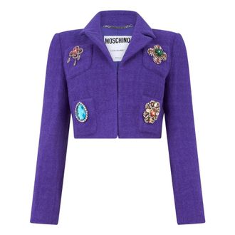 Moschino Damen, Jacken, Lila, MGr&ouml;&szlig;e