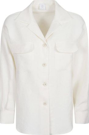 Eleventy Femme, Blouses et Chemises, Blanc, Taille: 38 FR Veste