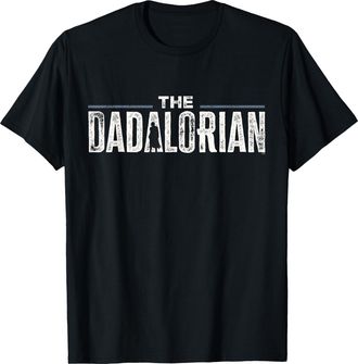 Star Wars The Mandalorian The Dadalorian Weathered Logo T-Shirt