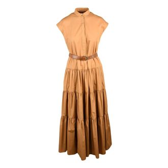 Max Mara Damen, Kleider, Braun, LGr&ouml;&szlig;e