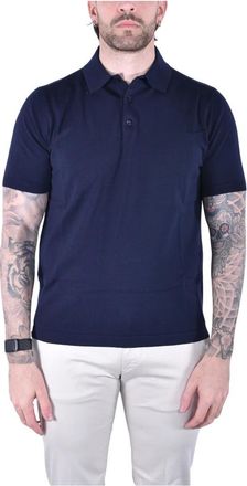 KANGRA Homme, Tops, Bleu, Taille: 6XL Polo en coton &agrave; manches courtes