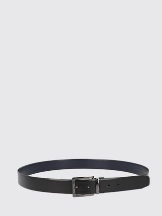 HUGO BOSS Ceinture r&eacute;glable en cuir de vache avec logo grav&eacute; sur la boucle