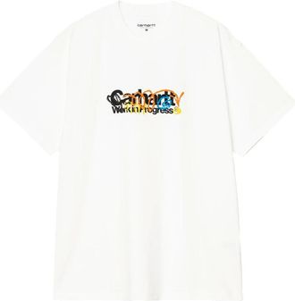 Carhartt Work in Progress Homme, Tops, Blanc, Taille: L T-shirt S/S Primary