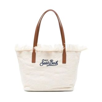 MC2 Saint Barth Femme, Sacs, Blanc, Taille: ONE Size Tote Bags