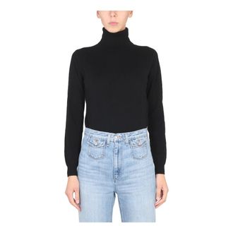 Ballantyne T Neck Pullover - - Knitwear - Damen - Schwarzk - M