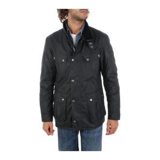 Barbour Duke Wachsjacke- Klassischer Stil - - Jackets - Herren - Schwarzk - M