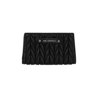 Karl Lagerfeld K/Weave Wallet - - Accessories - Damen - Schwarzk - ONE SIZE