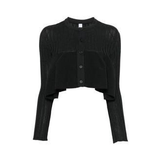 CFCL Pottery Bust Flare Cardigan - - Knitwear - Damen - Schwarzk - S